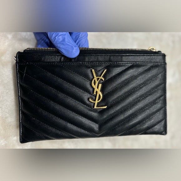 Yves Saint Laurent | Bags | Ysl Cassandre Matelass Zipped Pouch | Poshmark